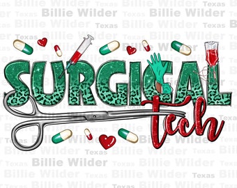 Surgical Tech Png Sublimation Design Download, Surgical Technician Png ...