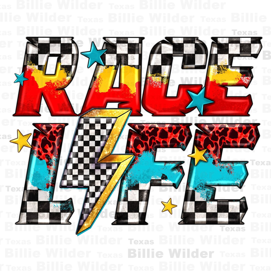 Race Life Png Sublimation Design Download, Checkered Race Png, Racing ...