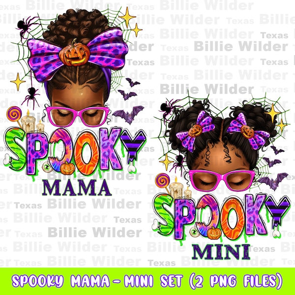 Spooky Mini Png - Etsy