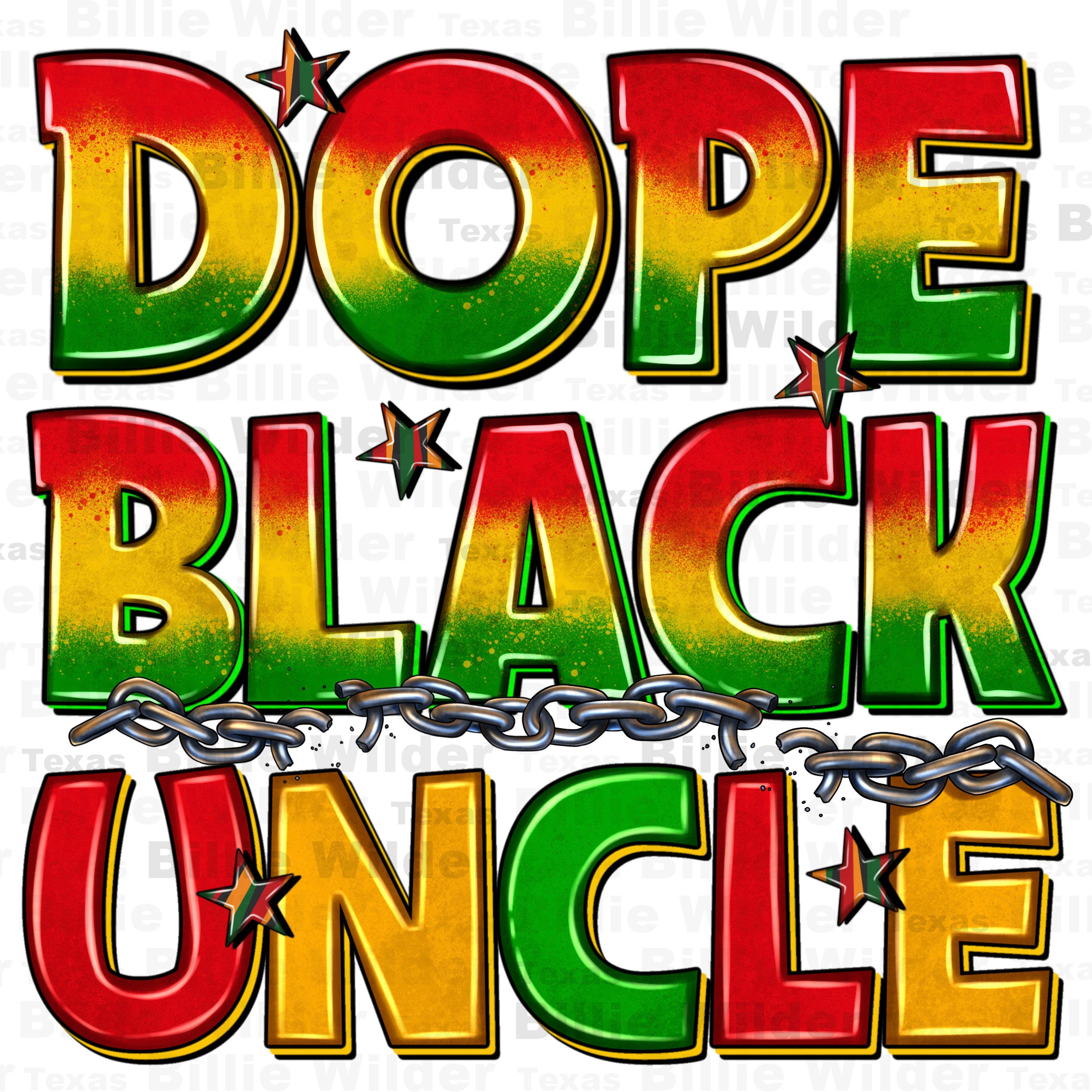 Dope Black Uncle With Stars Png Sublimation Design Download, Juneteenth ...