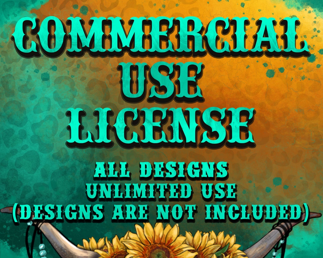 Whole Shop Designs Commercial Use License, Commercial Use License for ...
