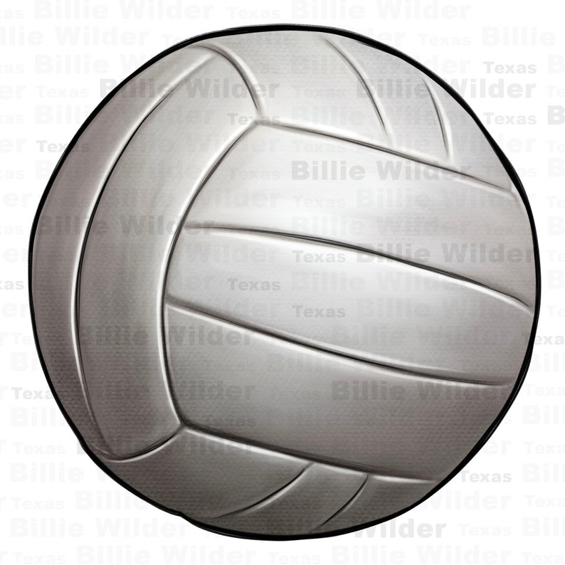 Volleyball Ball Png Sublimation Design Download, Sport Png, Hand Drawn ...
