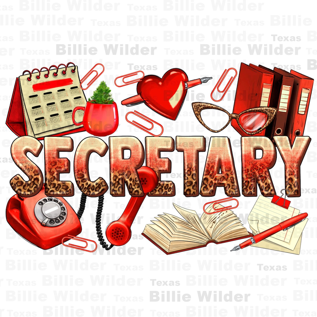 Secretary Png Sublimation Design Download, Office Team Png, Western ...