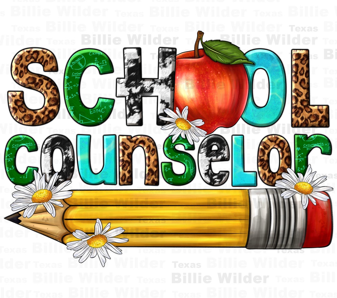 School Counselor Png Sublimation Design Download, Back to School Png ...