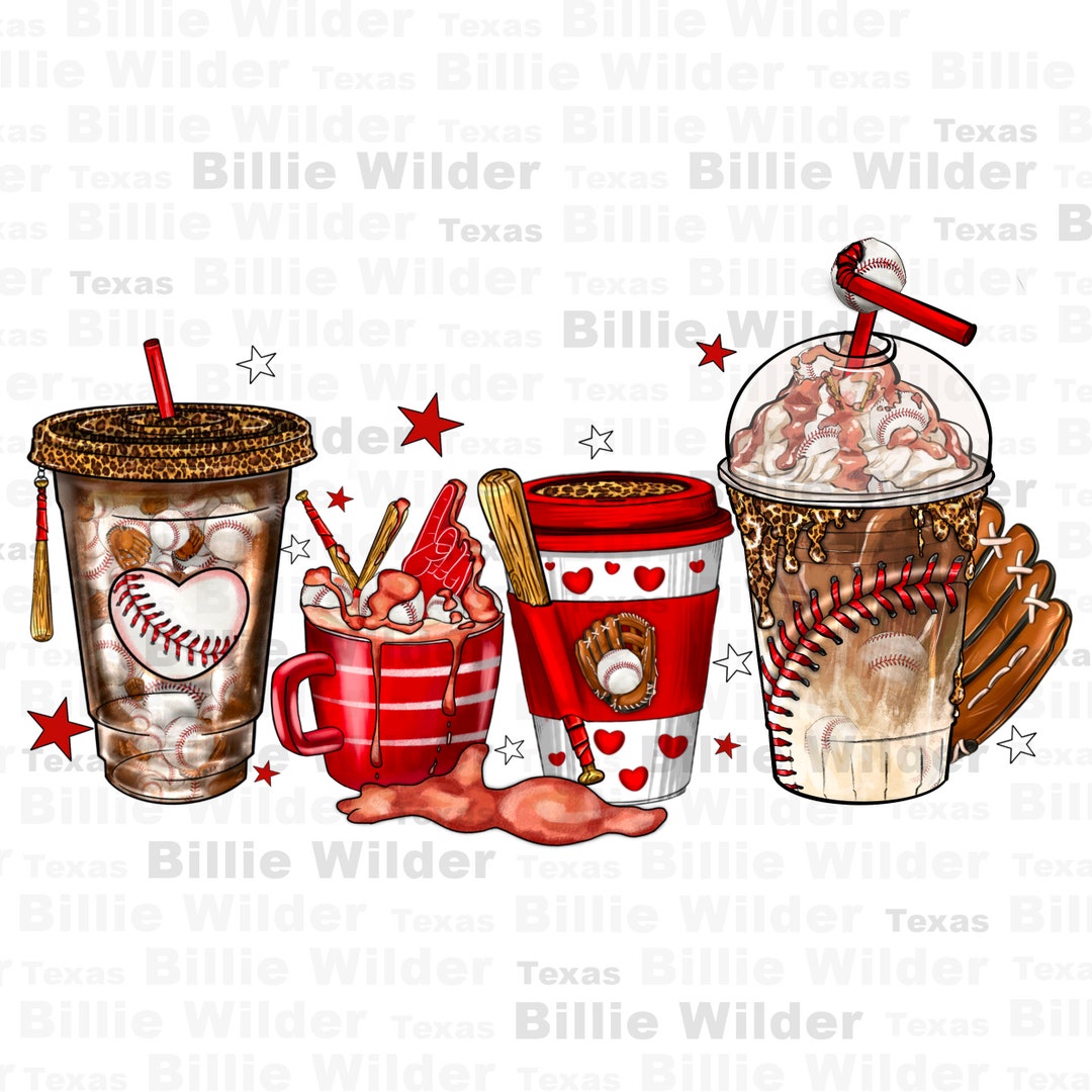 Baseball Coffee Cups Png Sublimation Design Download, Game Day Png ...