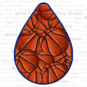 Basketball Teardrop Earrings Png Sublimation Design Bundle, Sport ...