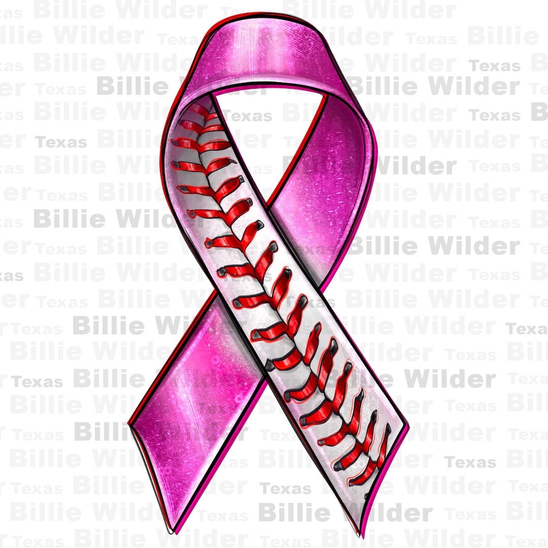 Breast Cancer Ribbon Baseball Png, Cancer Awareness Png, Find a Cure Png, Baseball Png, Fight ...