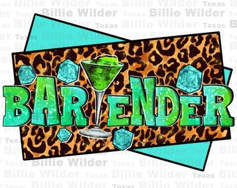 Bartender Png Sublimation Design Download, Bartender Love Png ...
