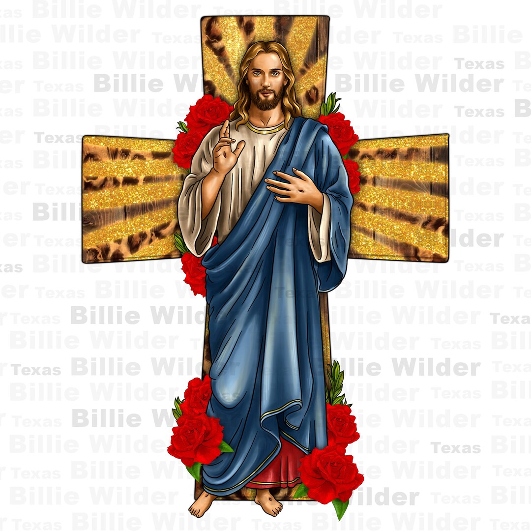 Jesus Christ Cross Png Sublimation Design Download, Christian Png ...