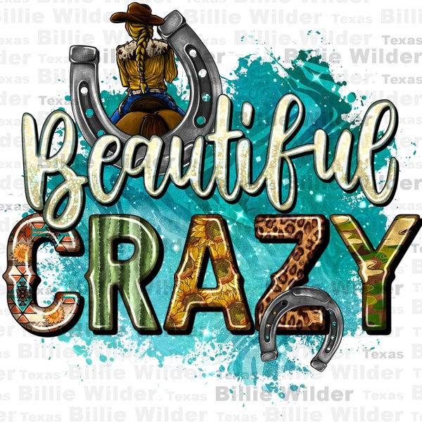 Crazy Cowgirl Drawing - Etsy UK