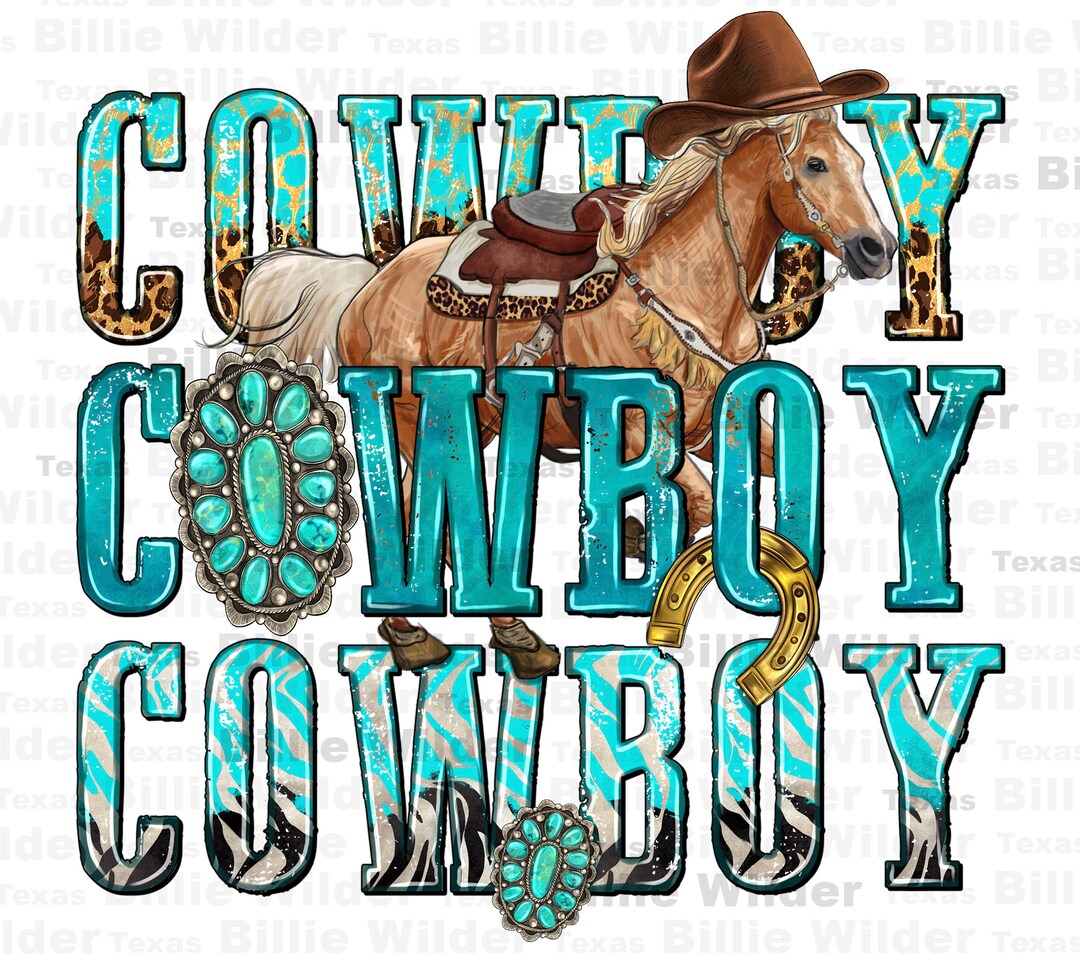 Cowboy Png Sublimation Design Download, Western Cowboy Png, Rodeo Life ...