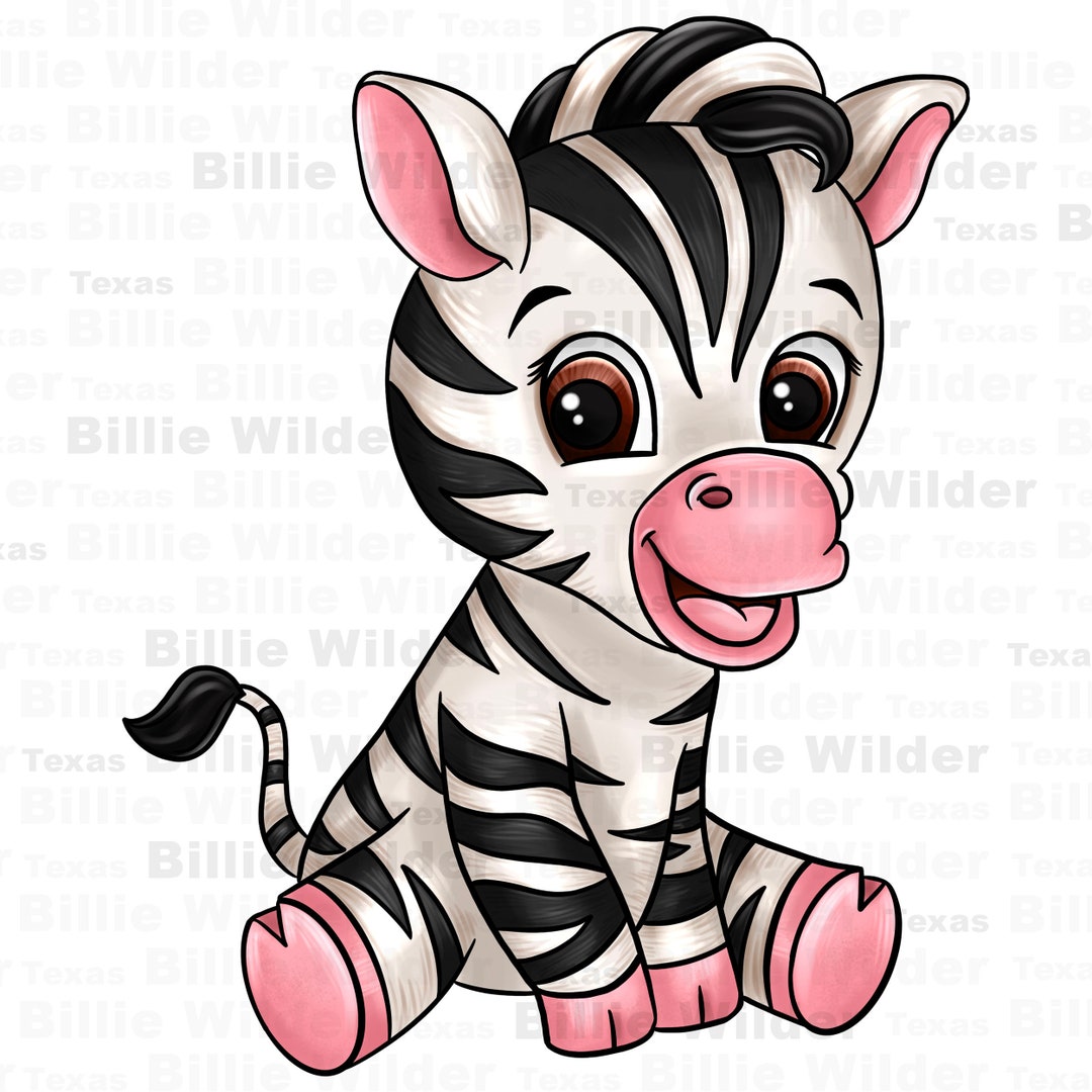 Cute Zebra Png Sublimation Design Download, Hand Drawn Zebra Png, Zebra ...