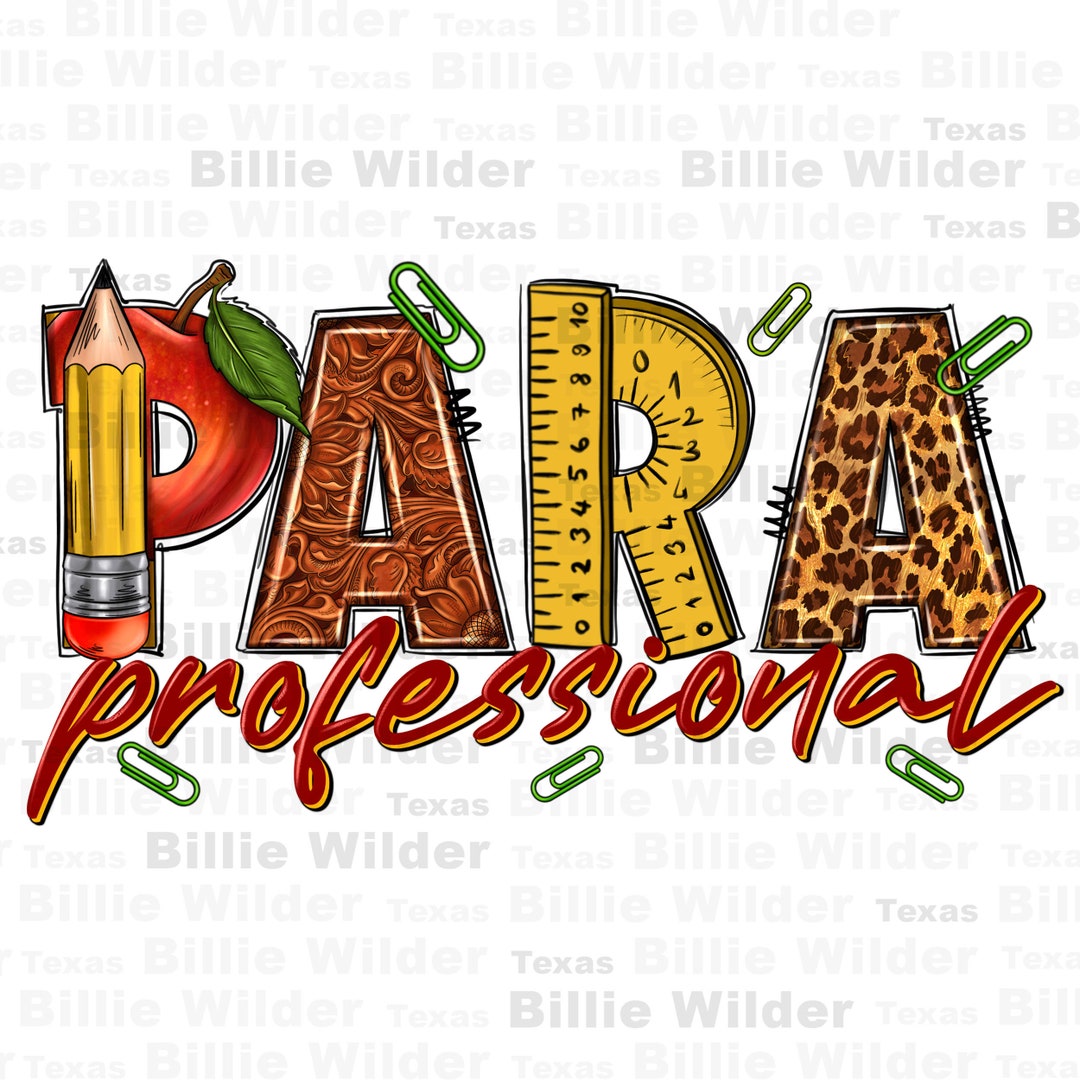 Paraprofessional Png Sublimate Designs Download, Western ...