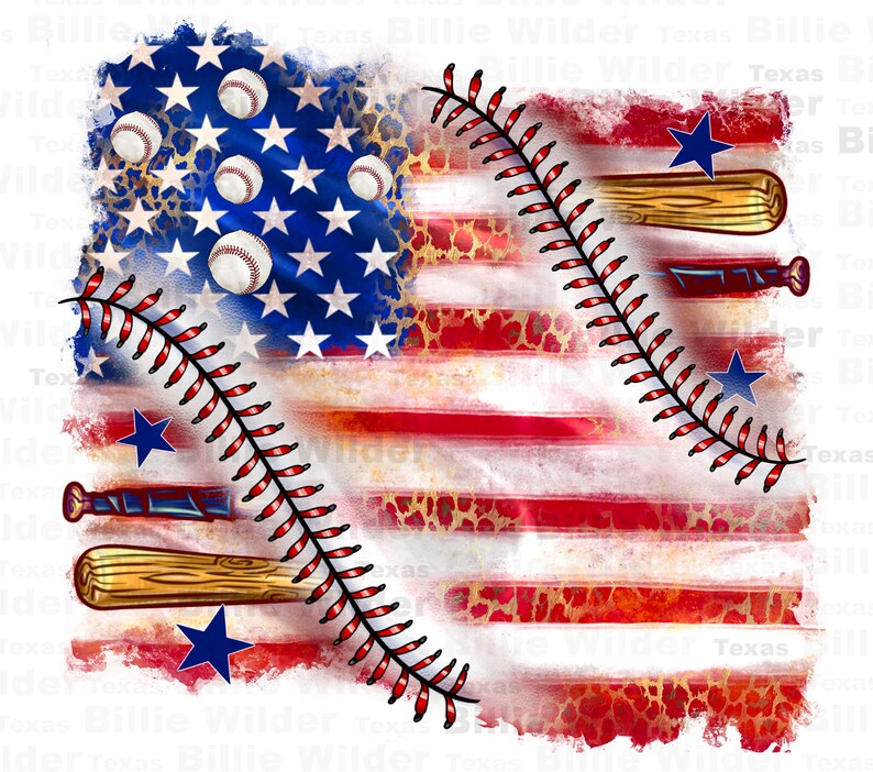 Baseball American Flag Png Sublimation Design Download, 4th of July Png ...
