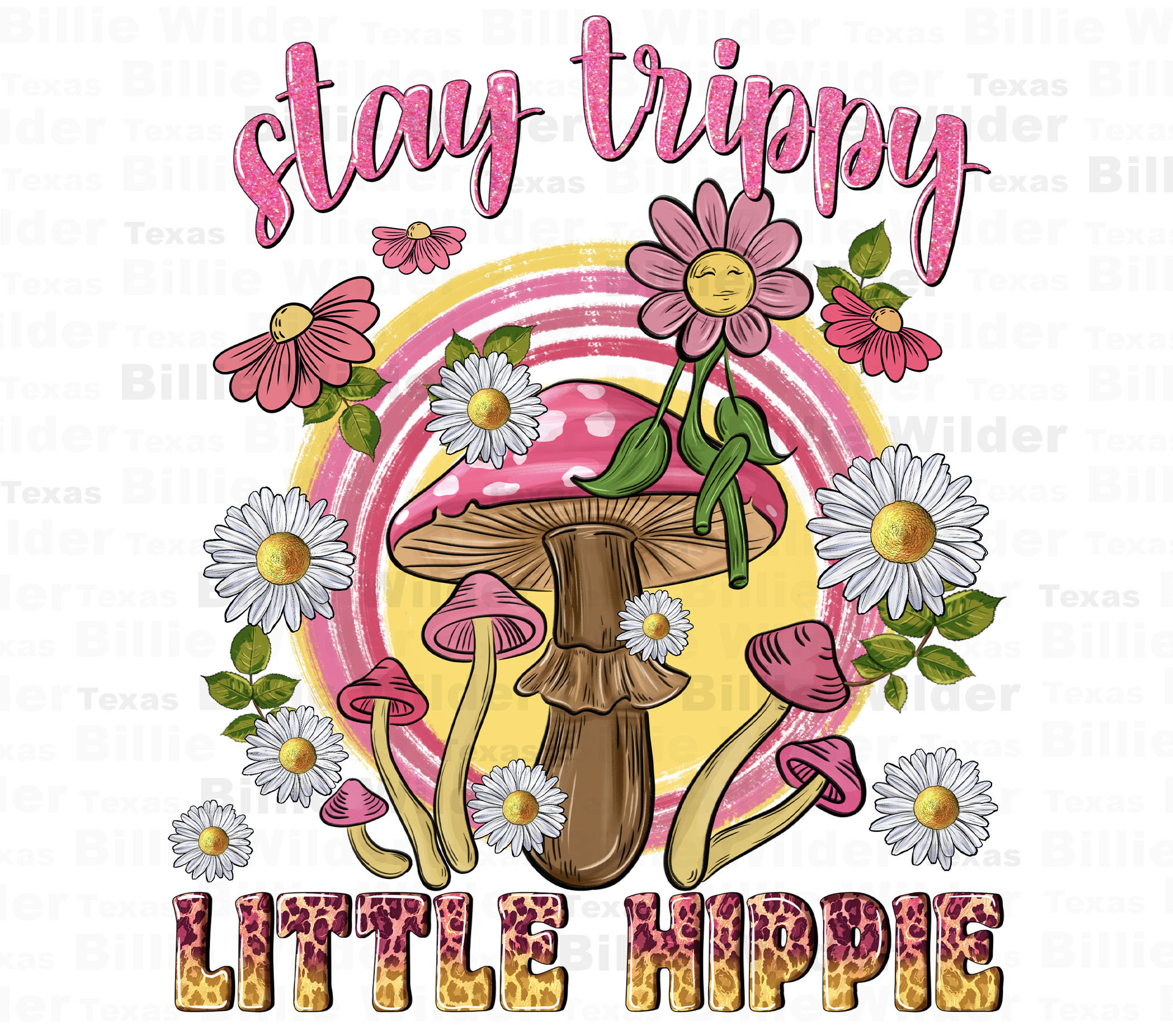 Stay Trippy Little Hippie Png Sublimation Design Download, Western ...