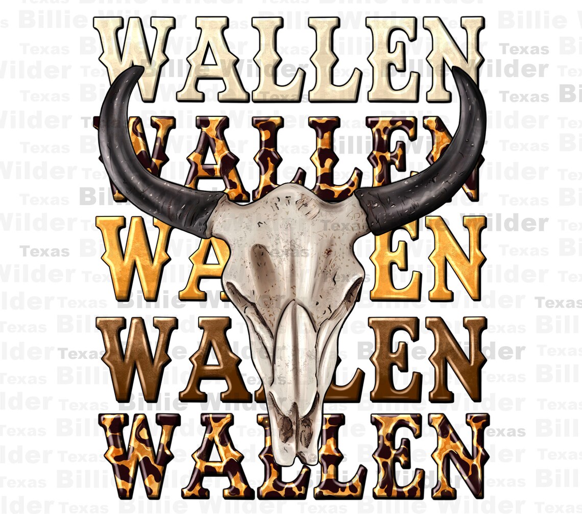 Western Wallen Bull Skull Png Sublimation Design Download, Western Png ...