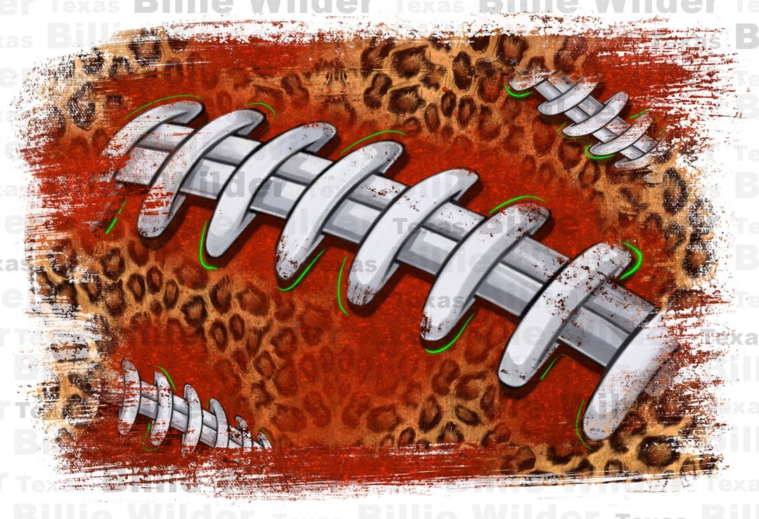 American Football Field Leopard Distressed Background Design, American ...