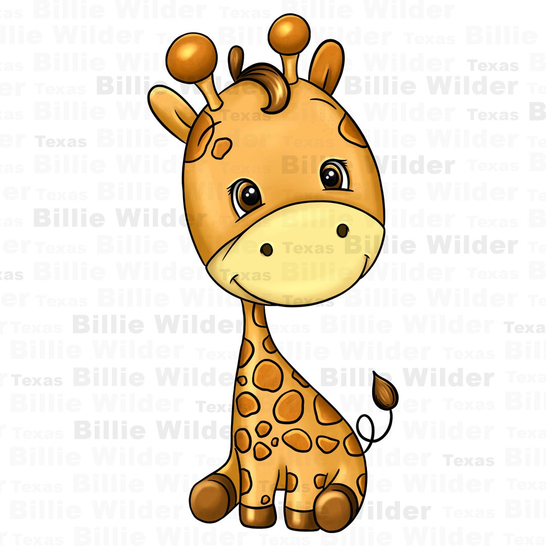 Cute Giraffe Png Sublimation Design Download, Hand Drawn Giraffe Png ...