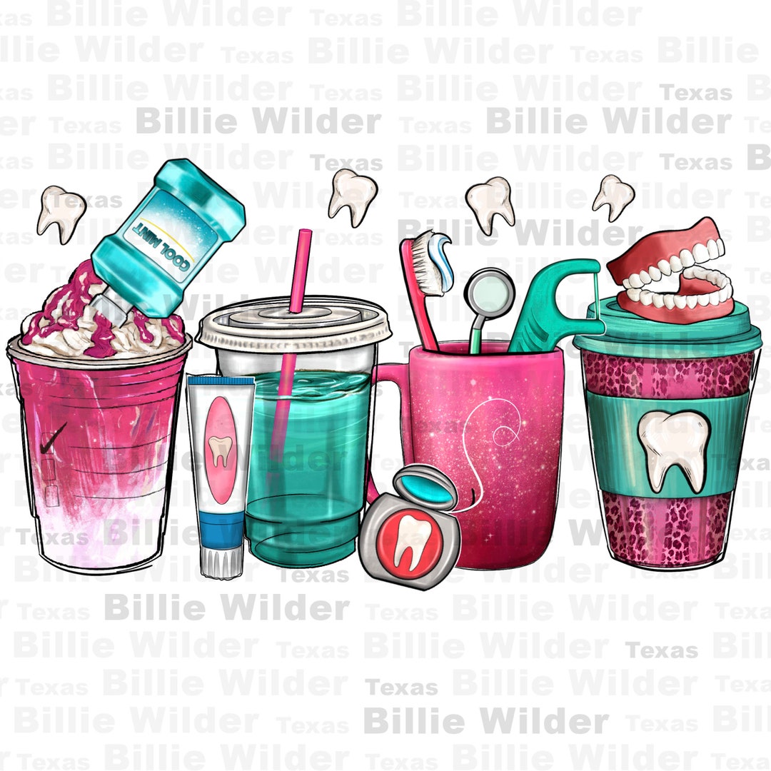 Dentist Coffee Cups Png Sublimation Design Download, Dental Png ...