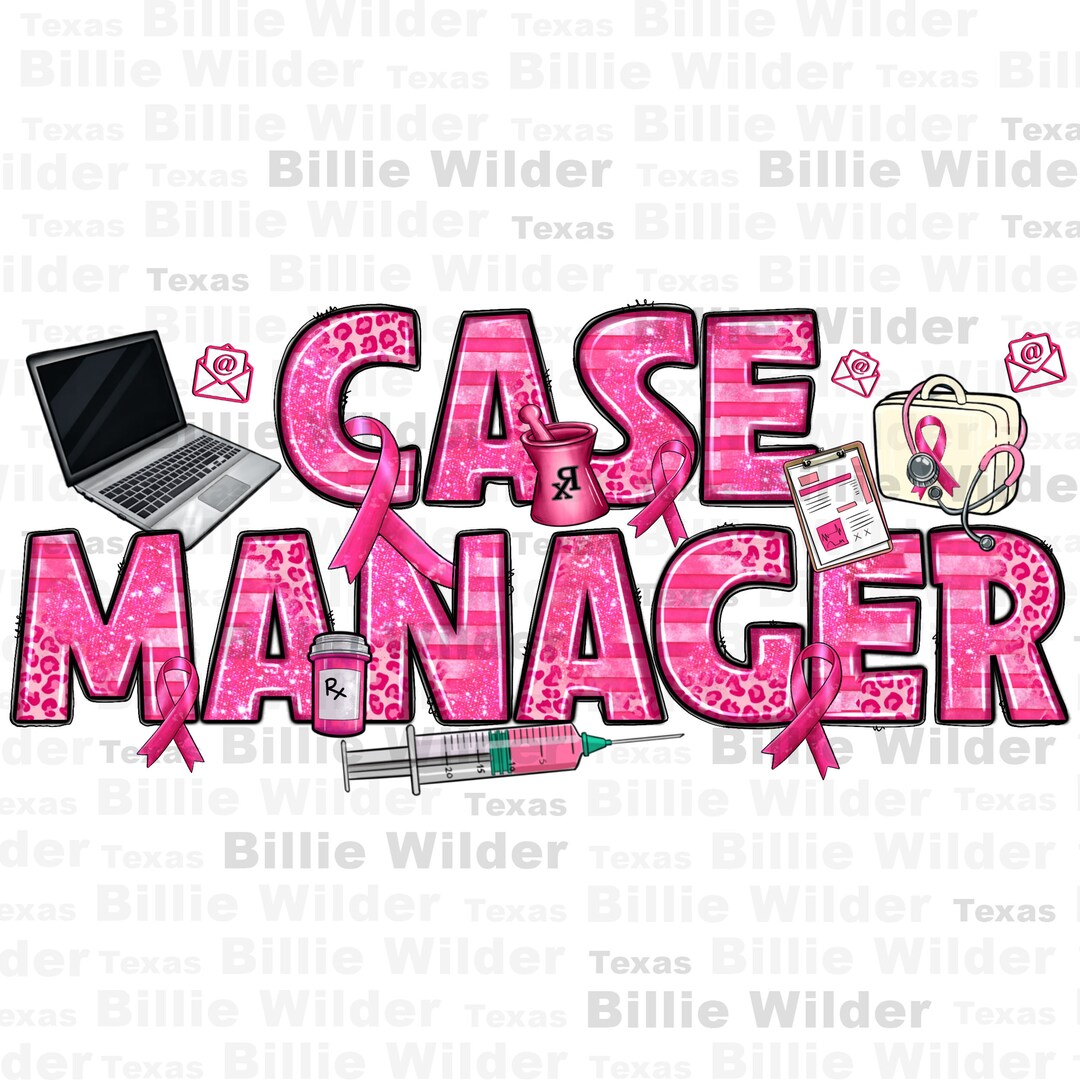 Breast Cancer Case Manager Png Sublimation Design Download, Breast ...