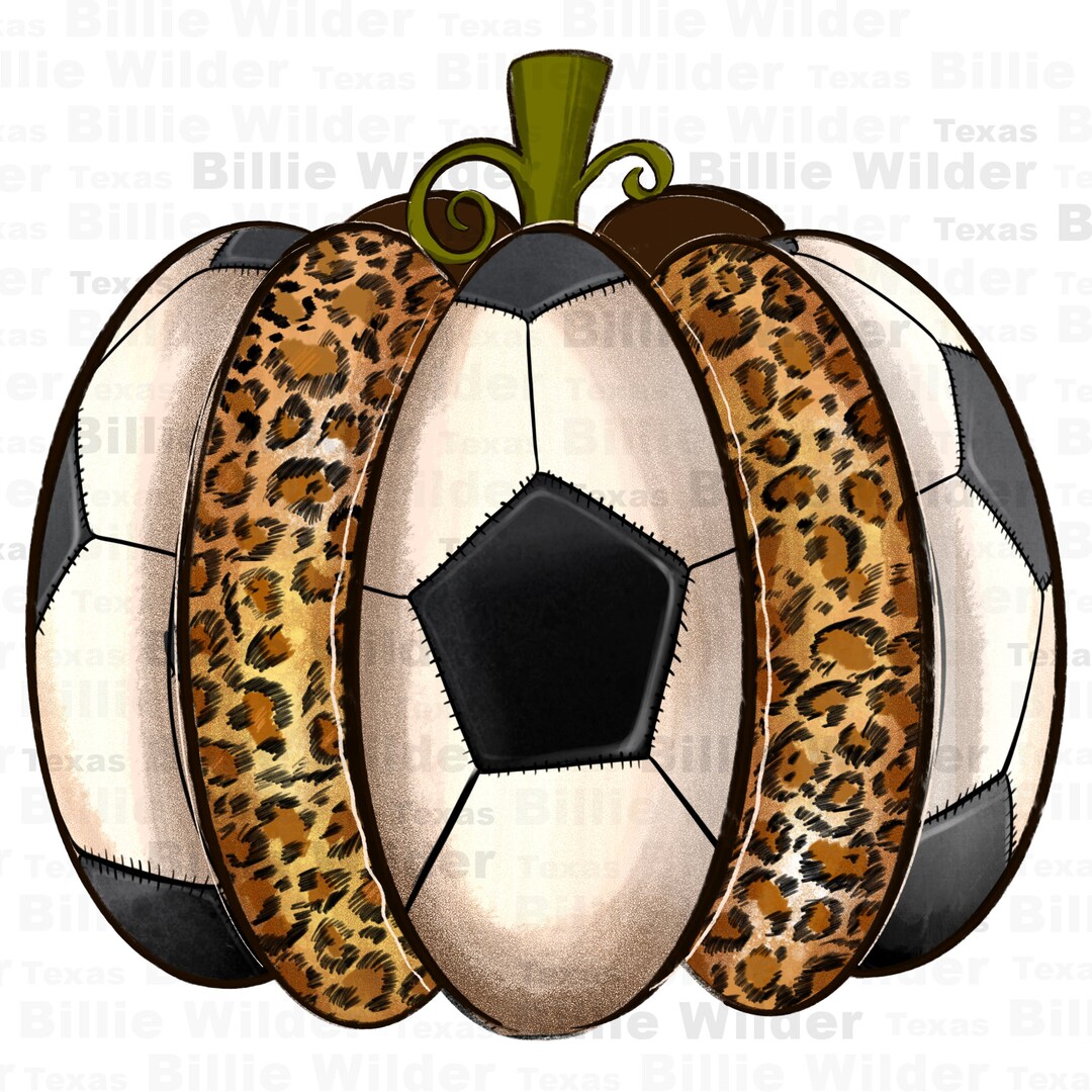 Soccer Pumpkin Png Sublimation Design Download, Hello Fall Png, Autumn ...