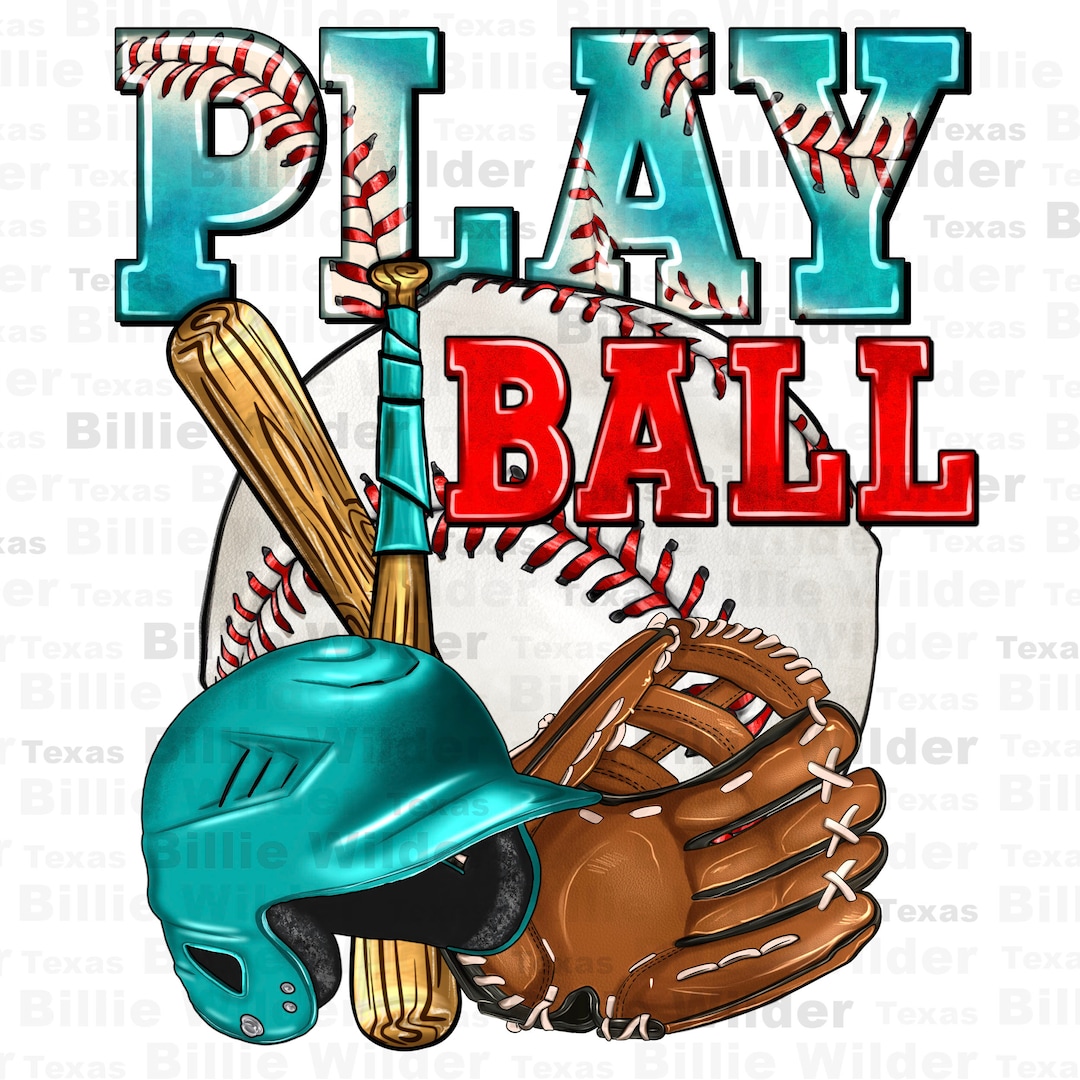 Play Ball With Helmet Png Sublimation Design Download, Game Day Png ...