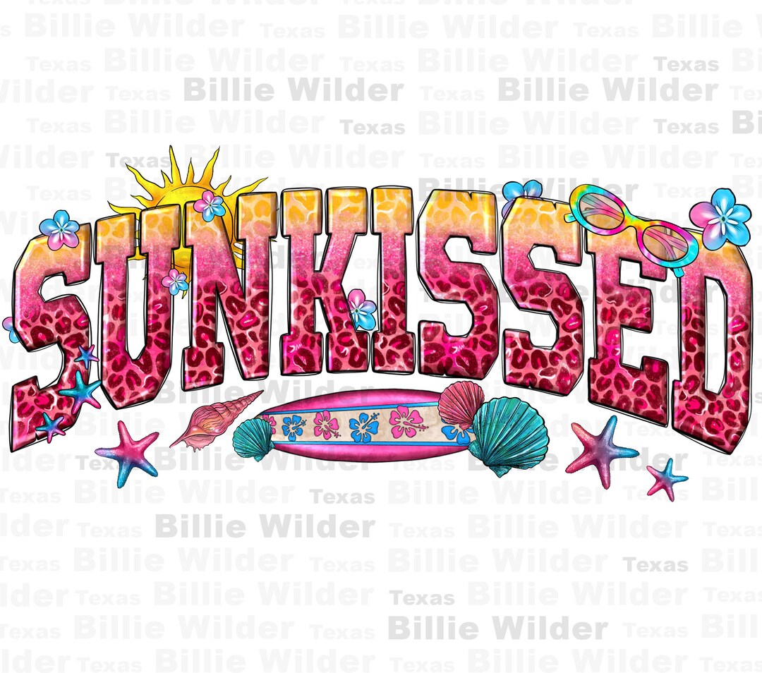 Sunkissed Png Sublimation Design Download, Hello Summer Png, Beach ...