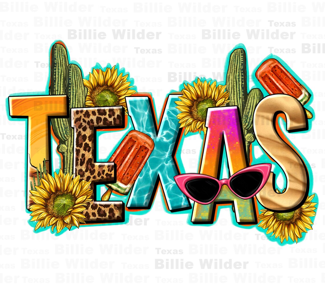 Texas Summer Png Sublimation Design Download, Hello Summer Png, Western ...