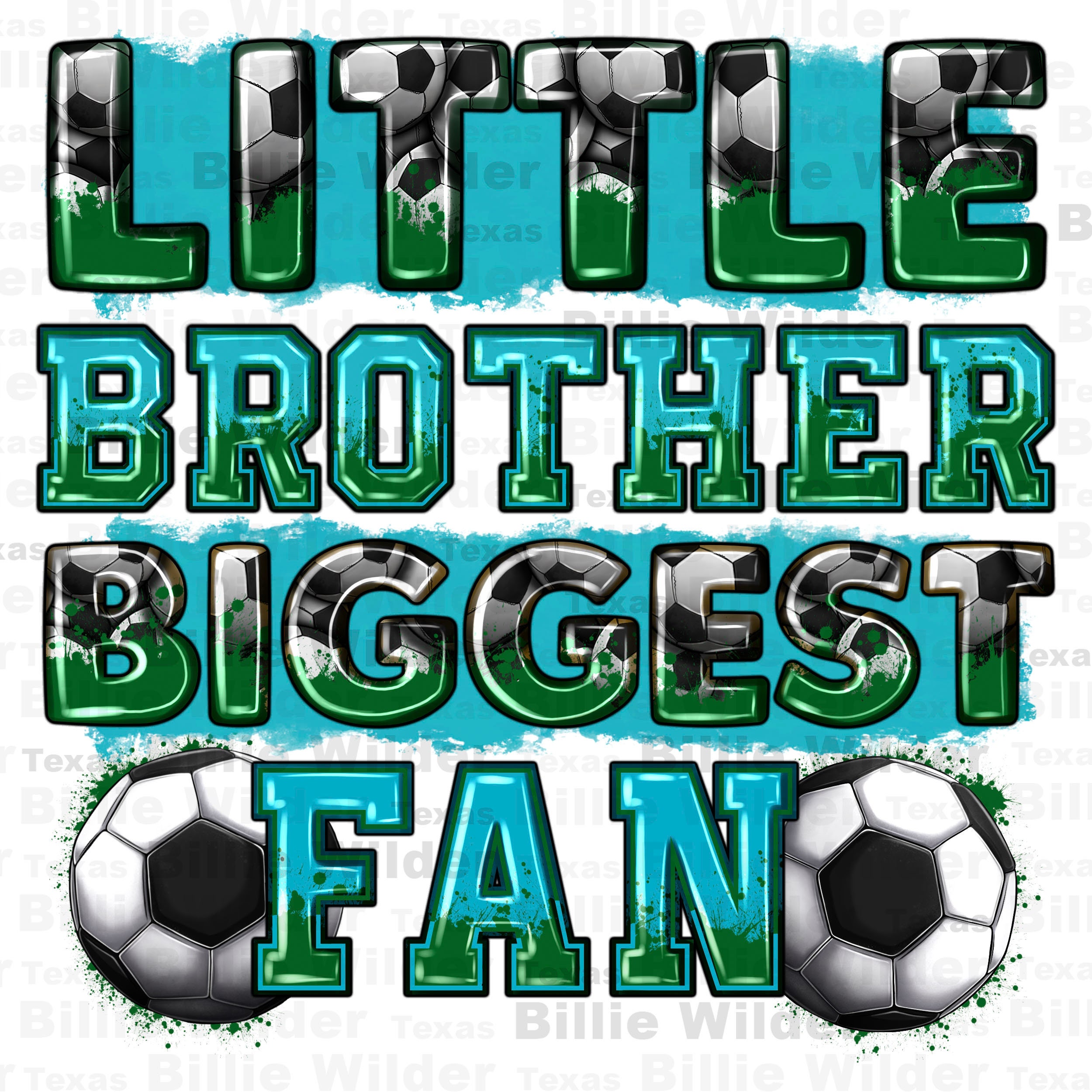 Little Brother Biggest Fan Soccer Png Sublimation Design - Etsy