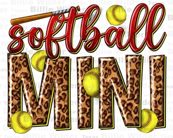 Softball Mini Png Sublimation Design Download, Softball Ball Png, Game ...
