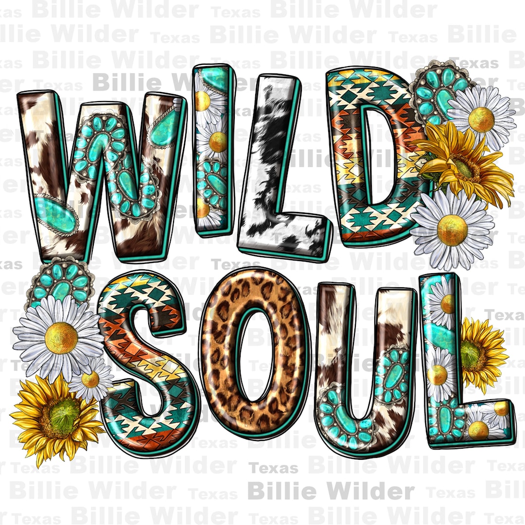 Western Wild Soul Png Sublimation Design Download, Western Patterns Png ...