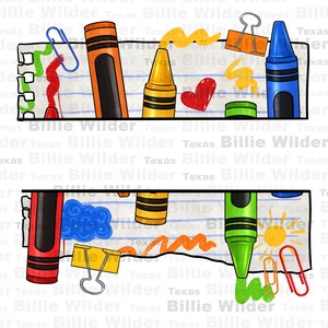 Personalized Teacher Name Crayons Png Sublimation Design Download ...