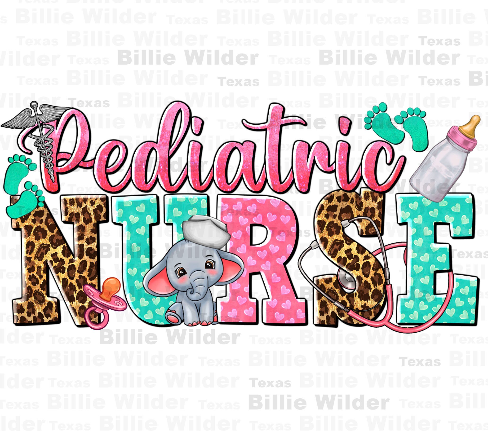 Pediatric Nurse Png Sublimation Design Download, Nurse Png, Nursing Png ...