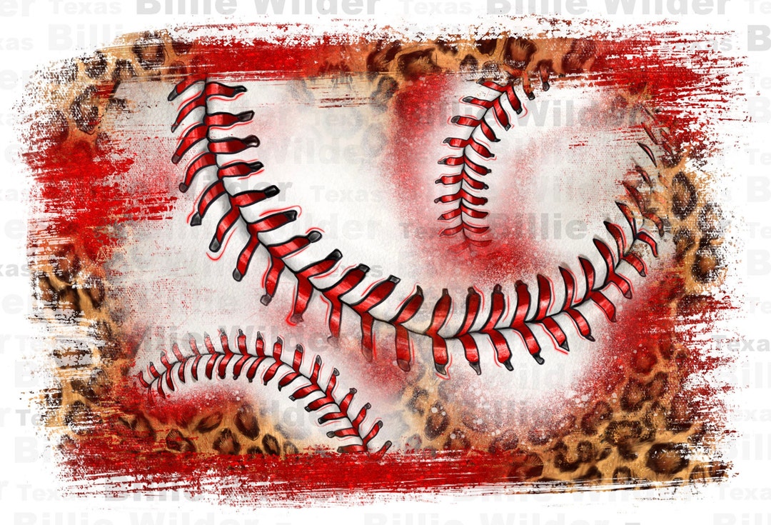 American Baseball Field Leopard Distressed Background Design, American ...