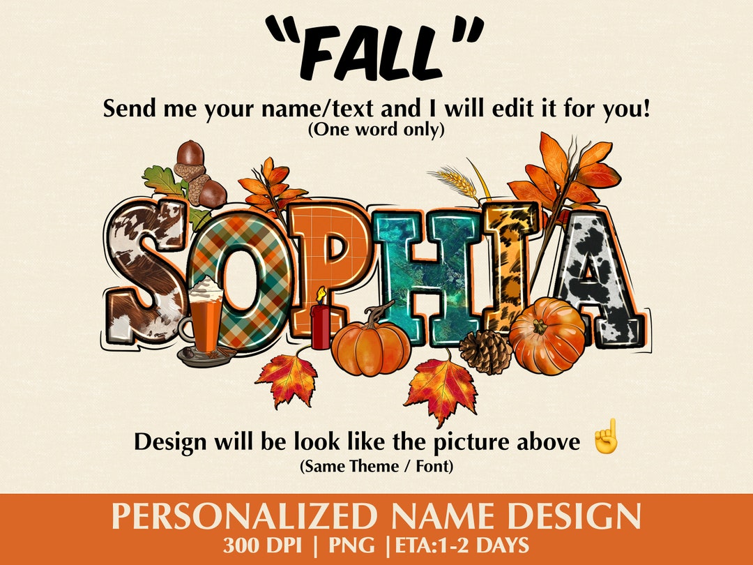 Personalized Fall Png Sublimation Design Download, Hello Fall Png ...
