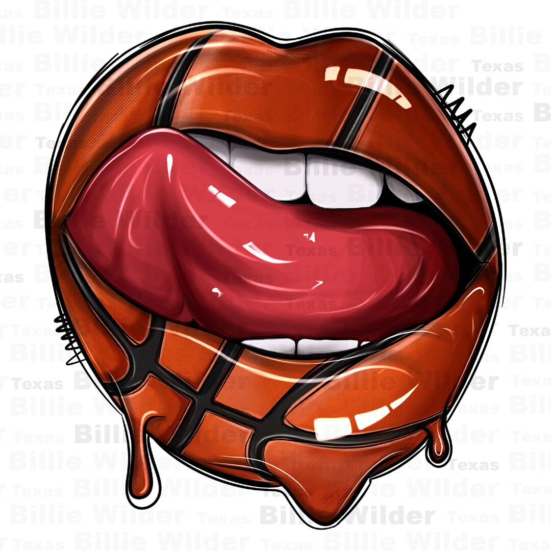 Basketball Lip Png Sublimation Design Download, Basketball Game Png ...