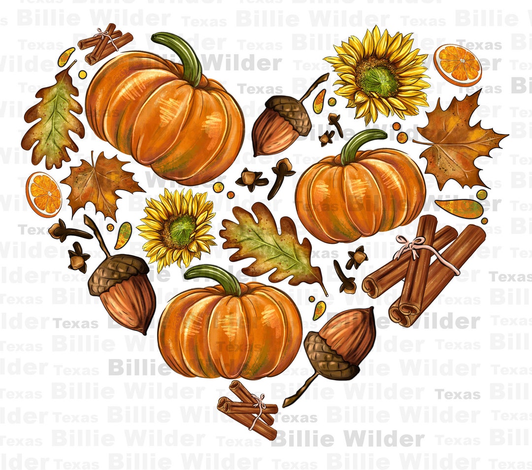 Fall Heart Png Sublimation Design Download, Hello Fall Png, Autumn Png ...