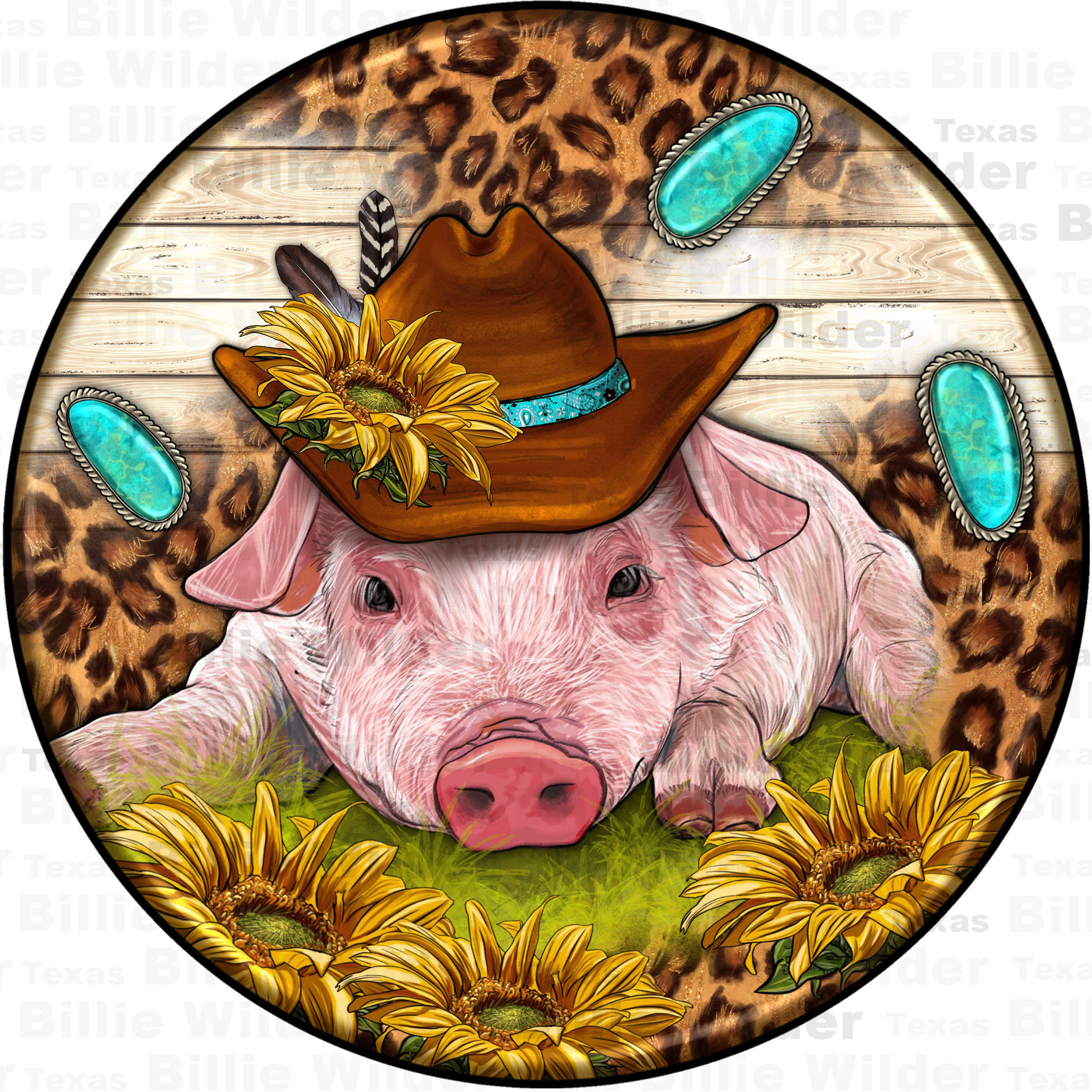 Farm Animals Car Coaster Bundle Png Sublimation Design Download ...