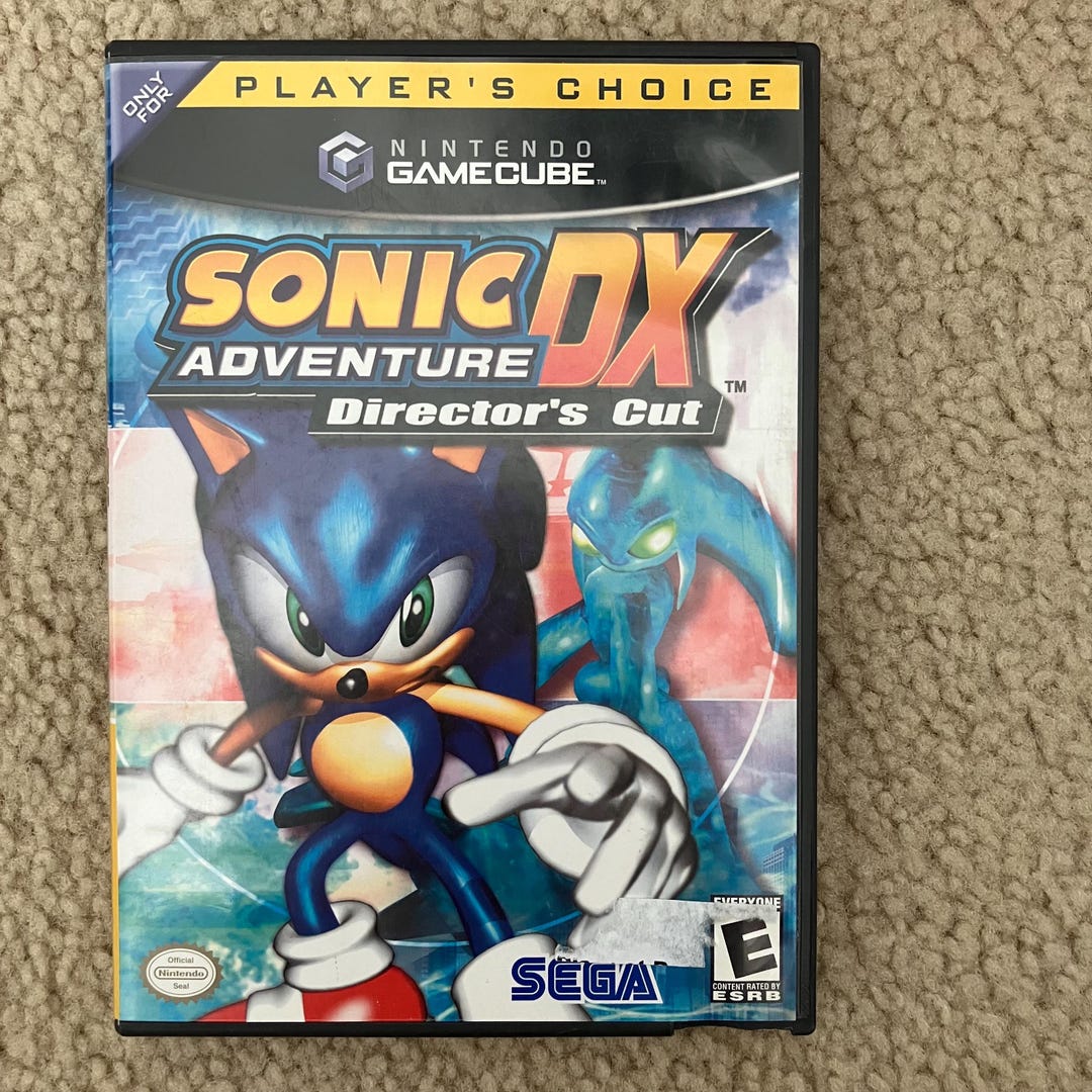 Sonic Adventure DX Nintendo Gamecube Sonic Adventure Directors Cut ...