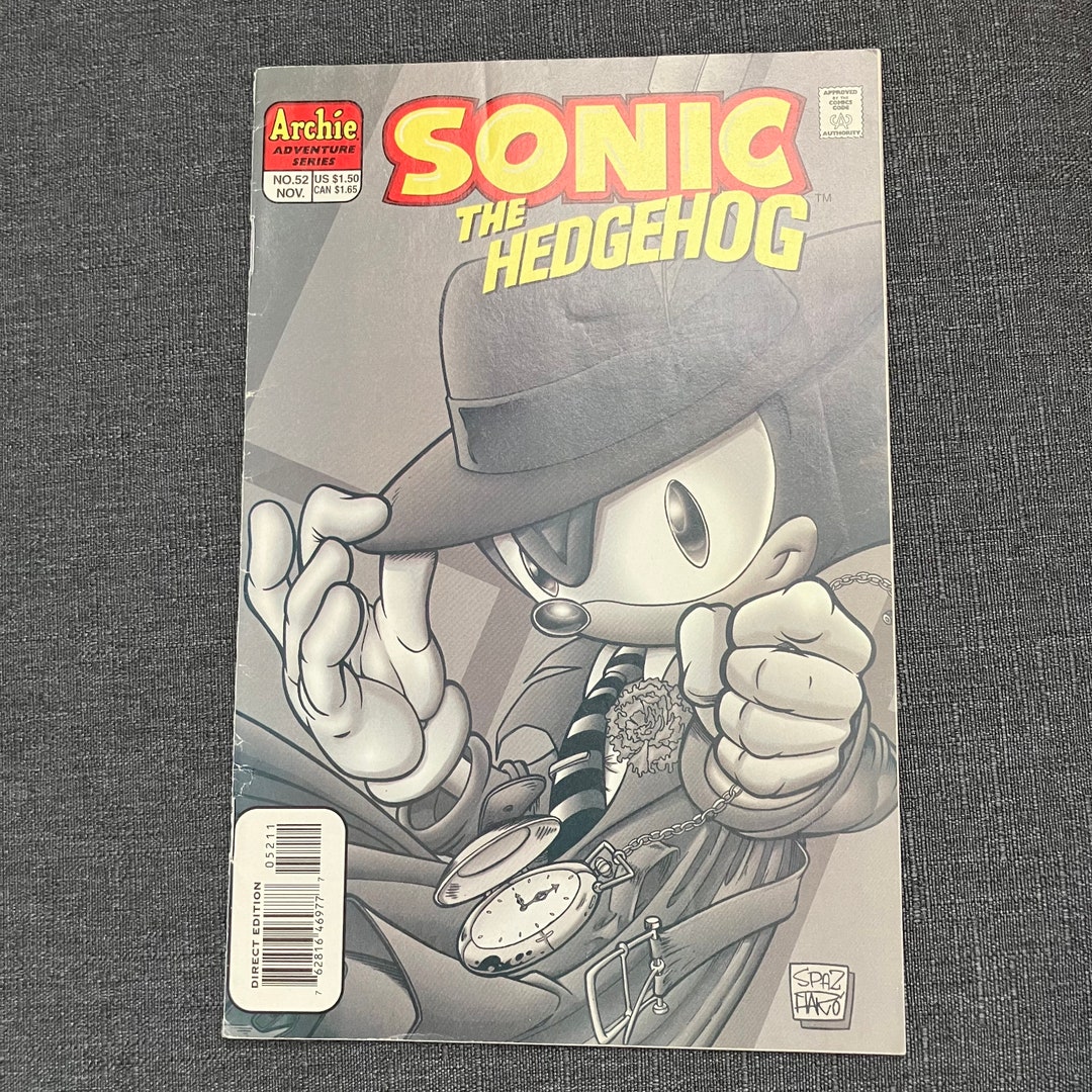 Archie sonic the Hedgehog Comic 52 FREE STICKER - Etsy