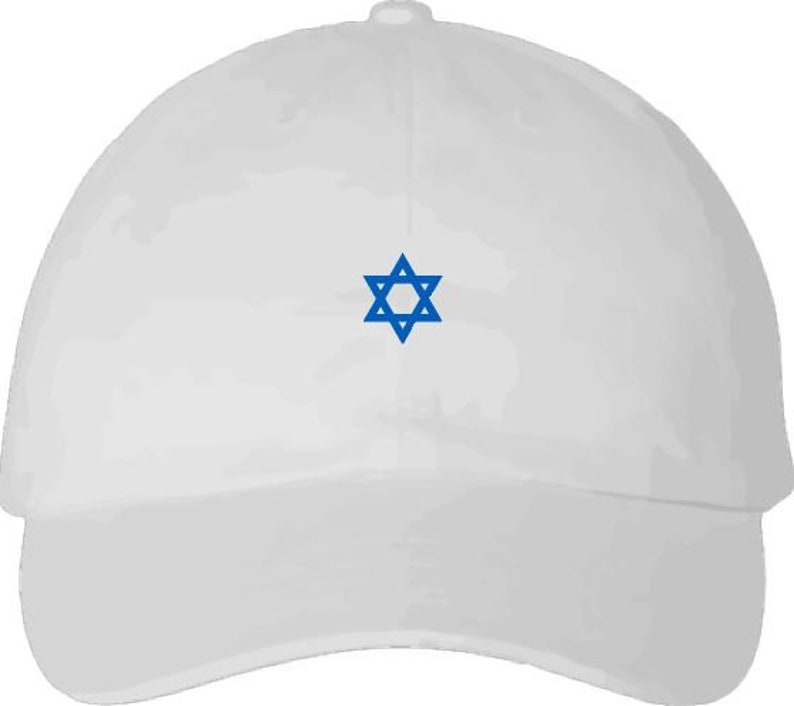 Star of David Support Israel Dad Hat - Etsy