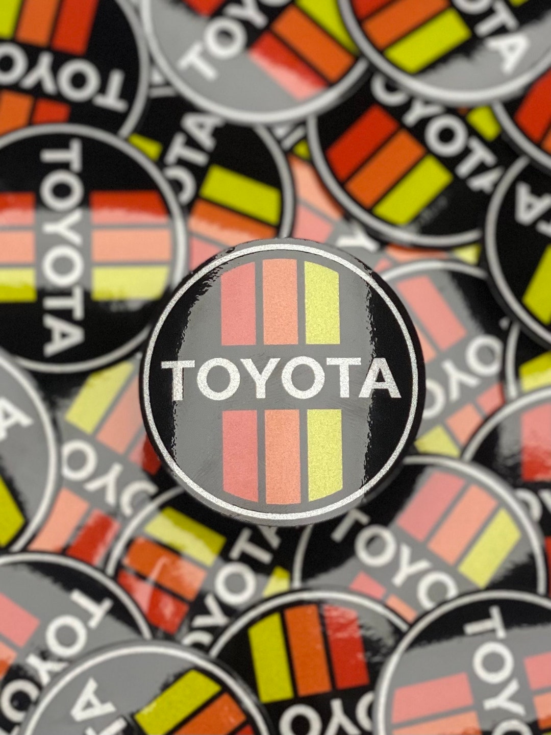 TOYOTA Reflective Decal 2 - Etsy