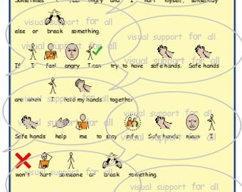 Pete the Cat Token Boards-calm Body, Listening Ears, Safe Hands Visual ...