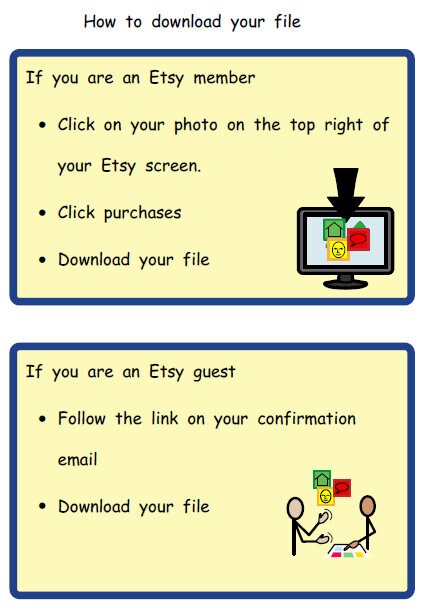 Symbol Communication It Hurts Board and Pain Scale - Etsy