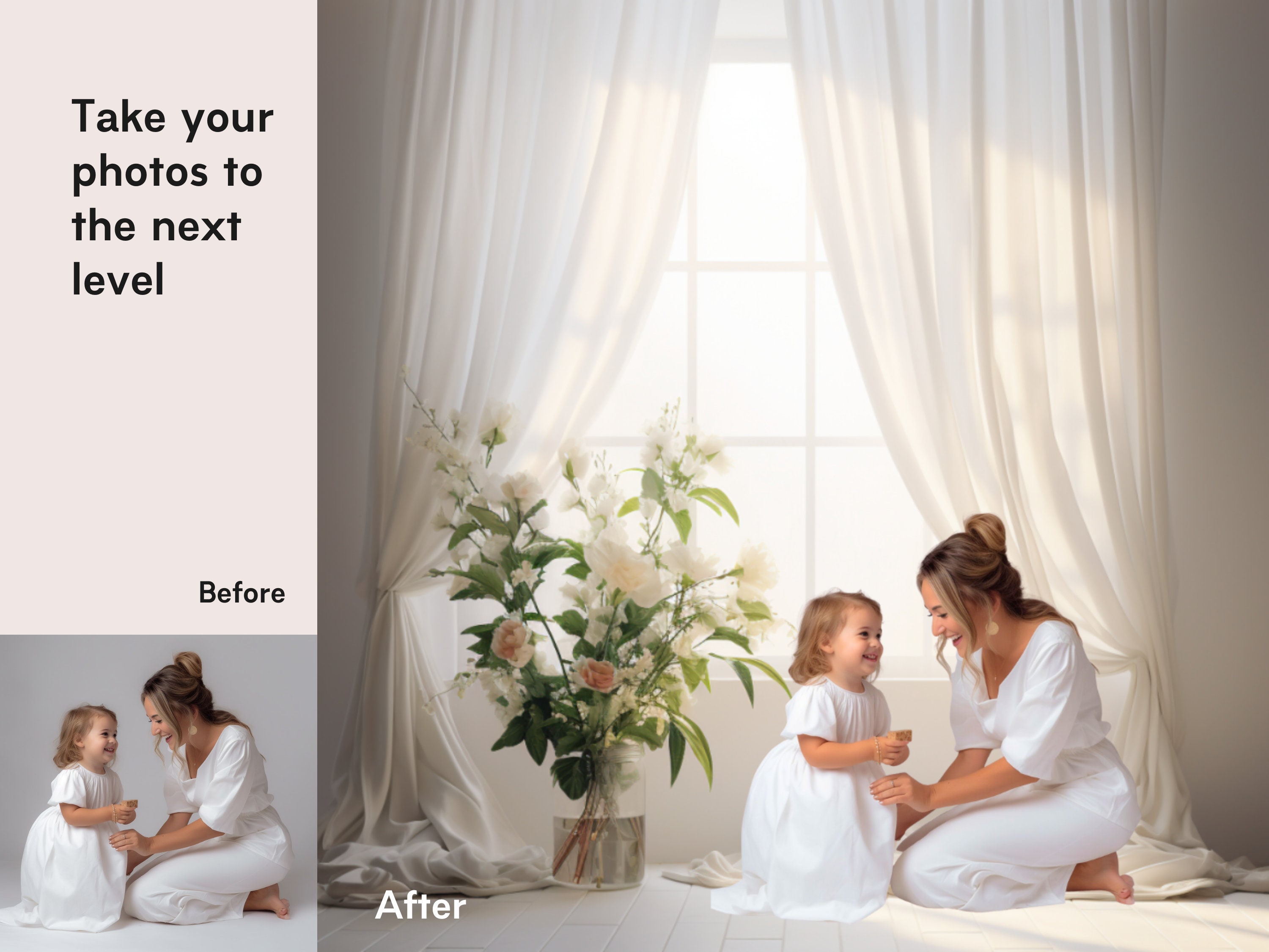 68 Backlit Window Digital Backdrops White Room Photoshop Overlays ...