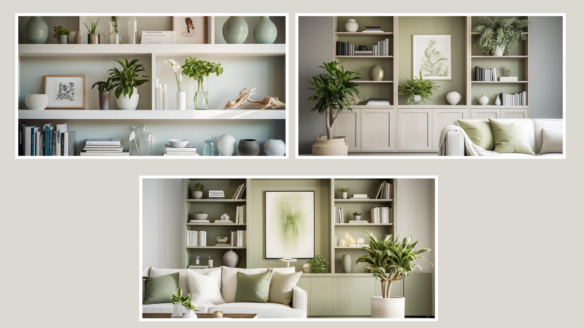 Zoom Background Virtual Videoconference Green Plant Cozy Shelving Zoom ...