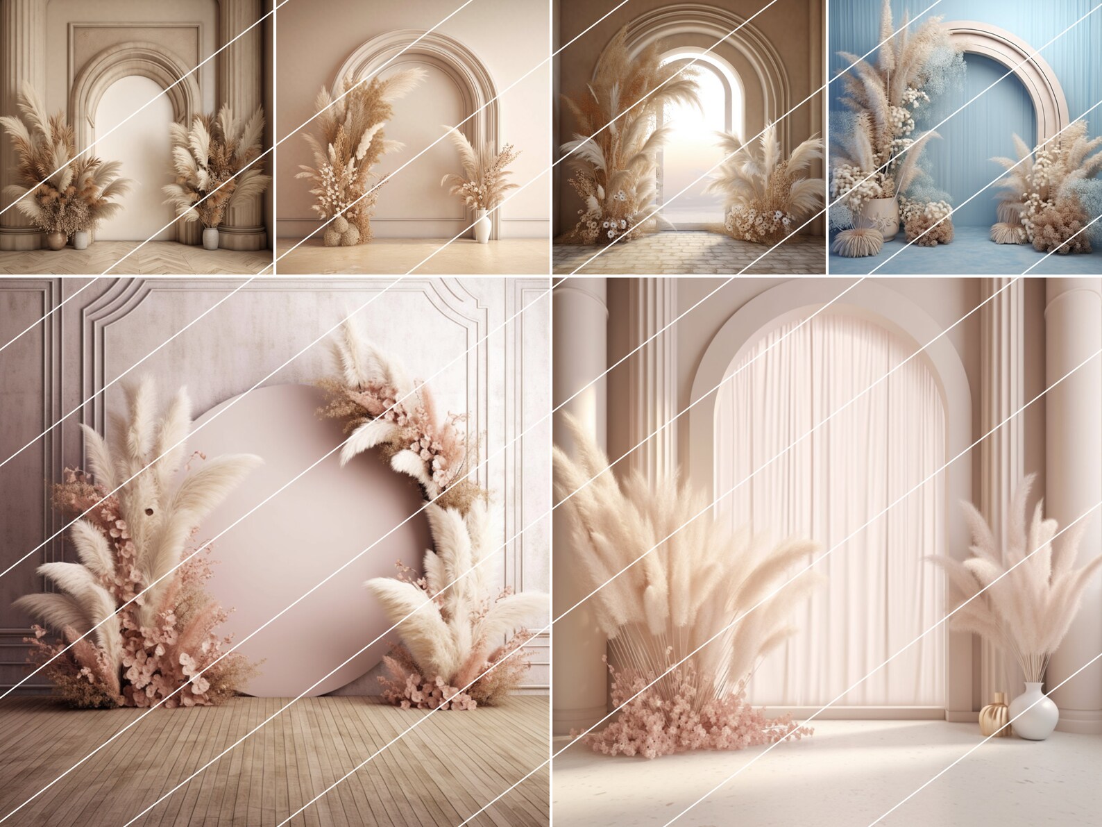 14 Digital Backdrops Boho Floral Room Maternity Family - Etsy