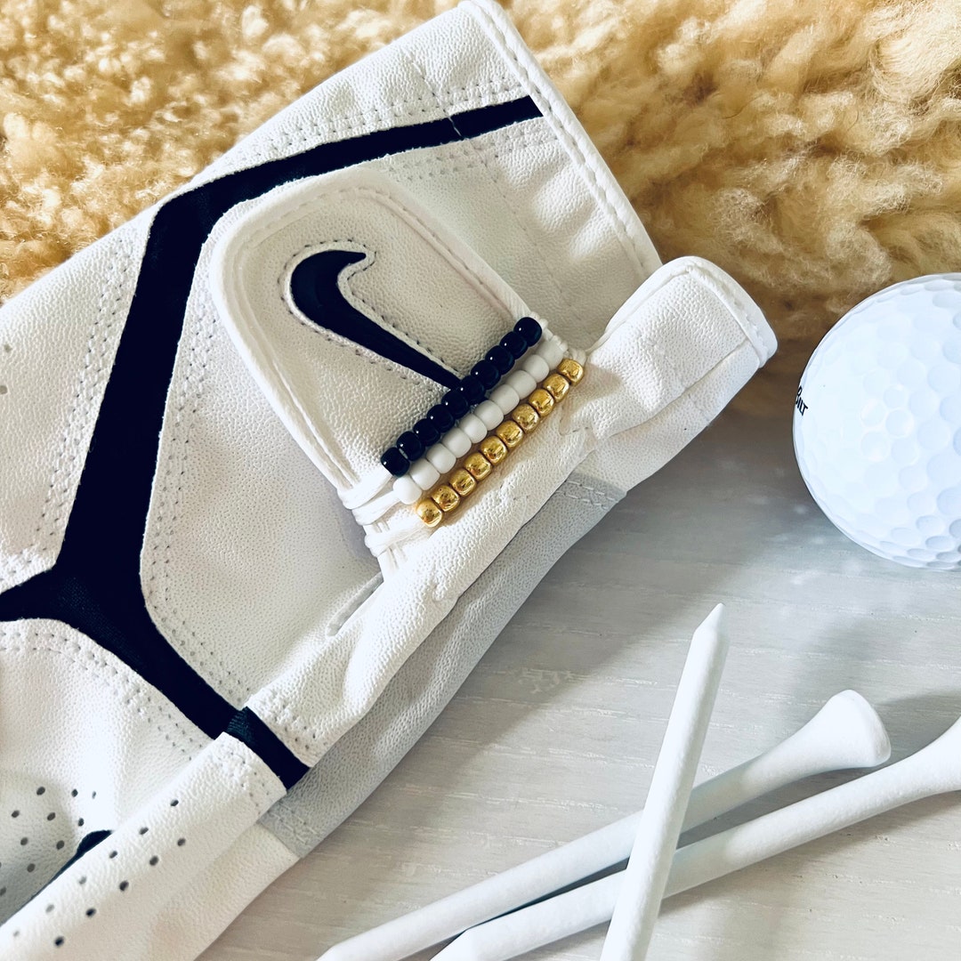 3-set Golf Glove Stroke Counters / Solids: Black, Gold & White ...