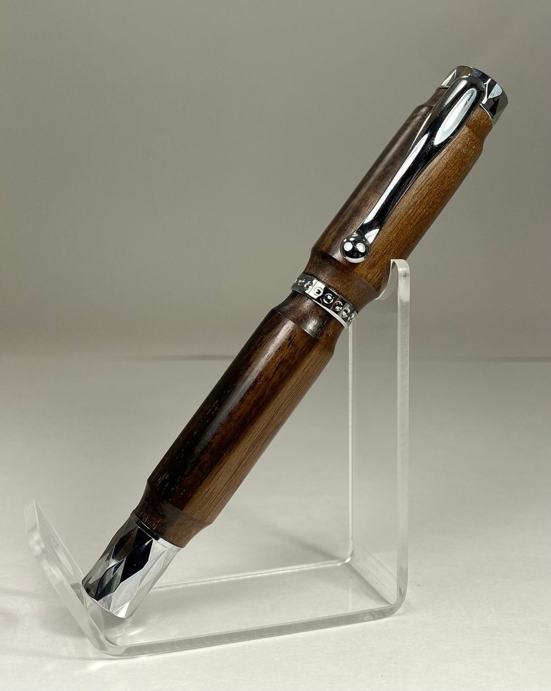 Unique Turned Exotic Wood Fountain Pen the Ancient - Etsy