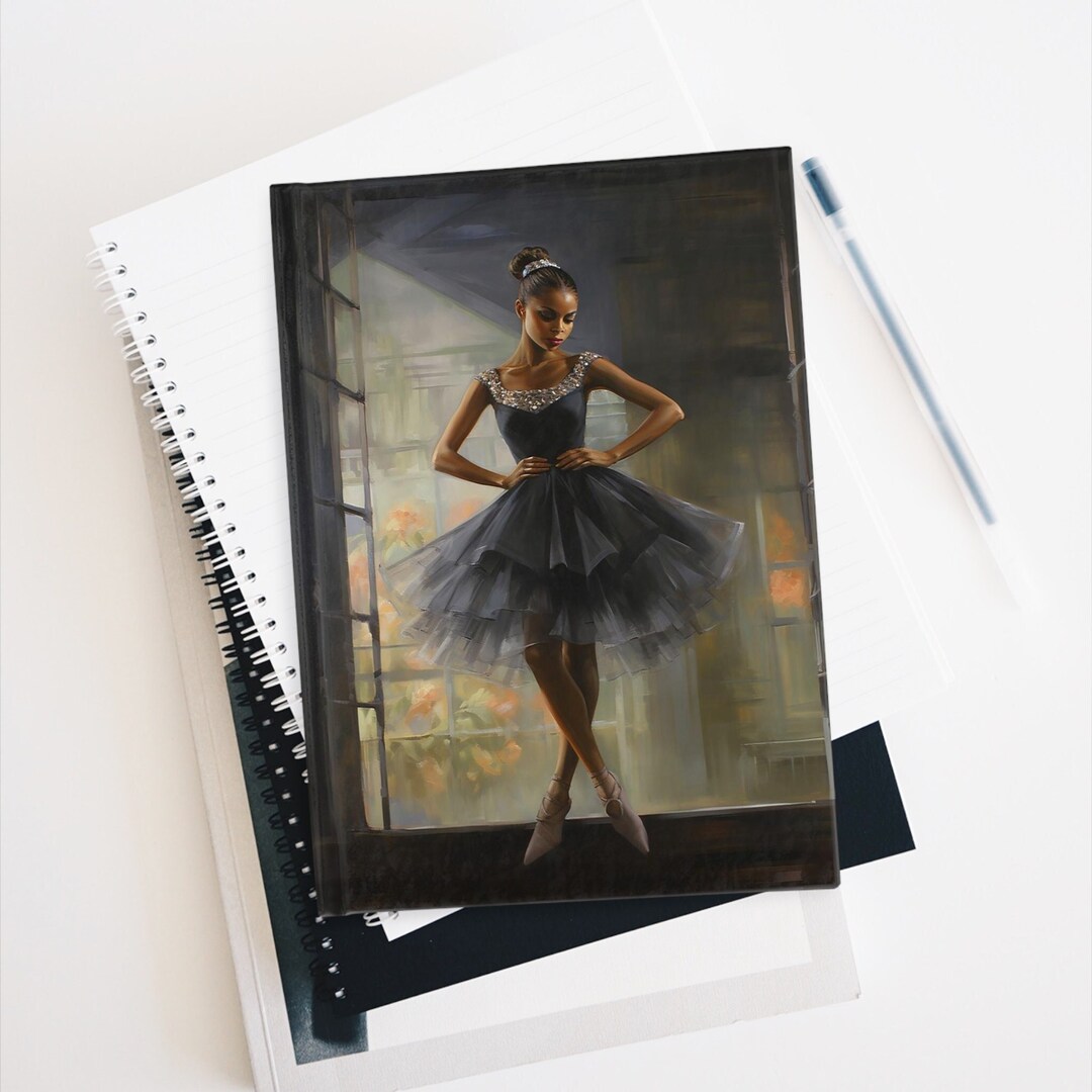 African American Ballerina Journal Blank Pages Gift for Ballerina ...